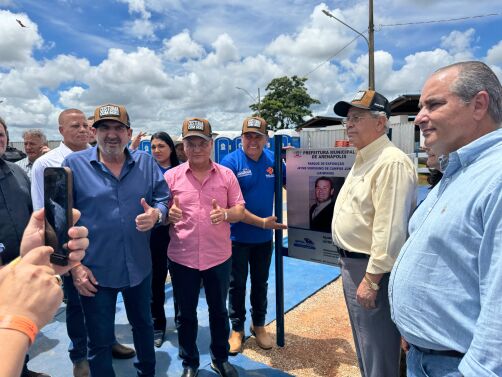 Botelho inaugura obras em Arenápolis e destaca desenvolvimento